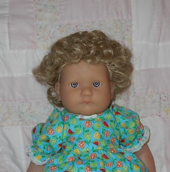 KEMPER CHRISTIAN Doll Wig SIZE 12/13 BLONDE Full Head of Lose Curls ...