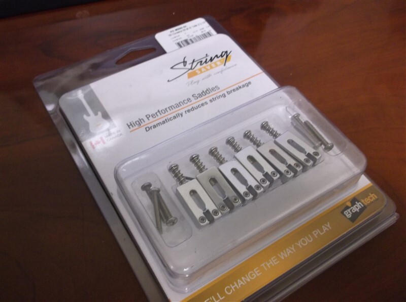 Graph Tech String Saver Classics Strat & Tele 2-1/16" Spacing Chrome ...