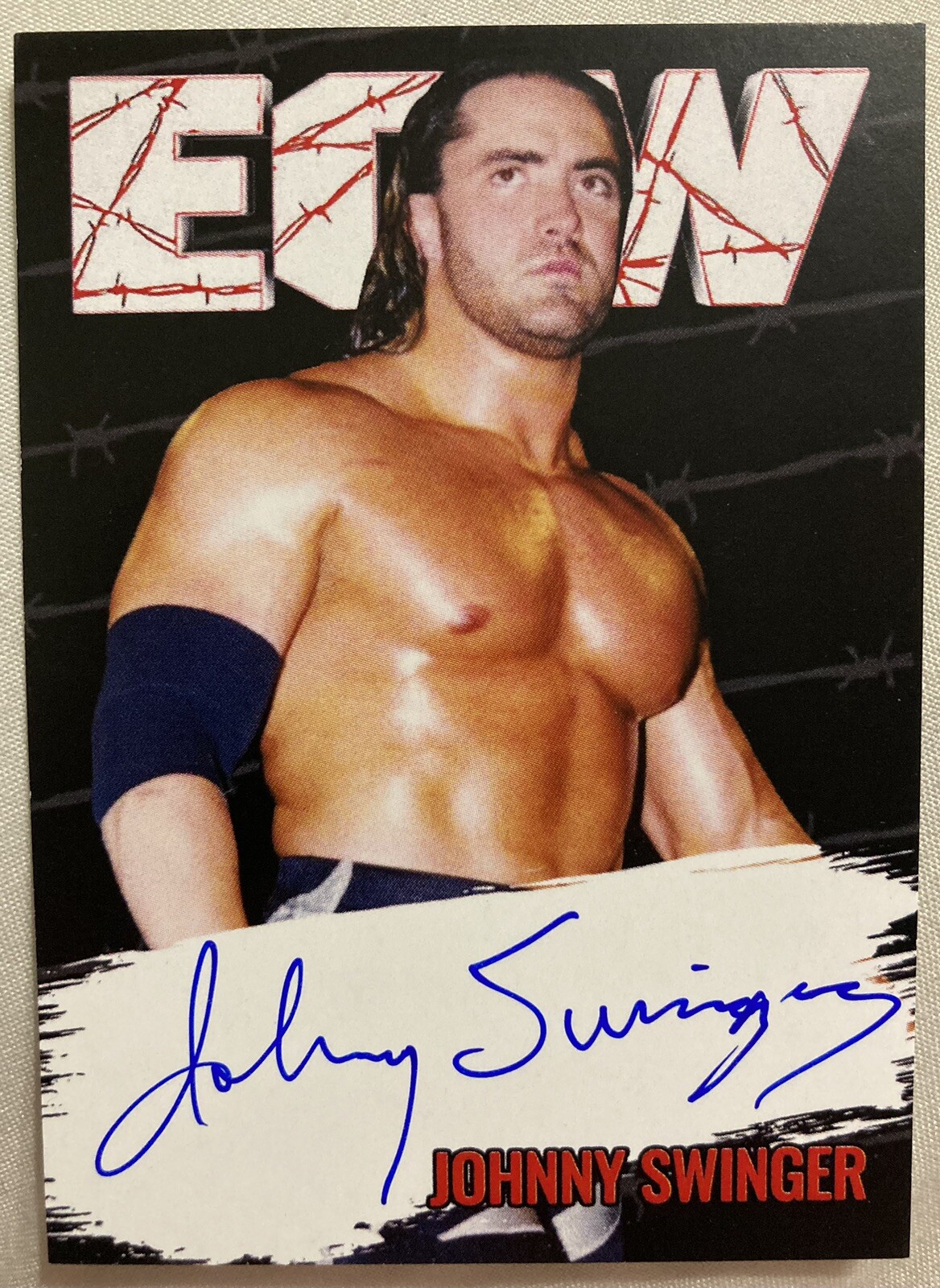 Johnny Swinger ECW auto card wrestling signed tna impact wwe wwf | eBay