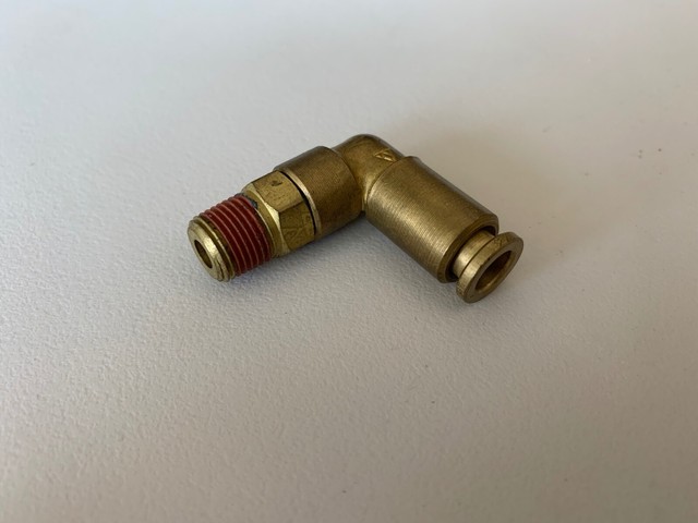 10 ct lot alkon push to connect 1/4" od 90 degree elbow AQ69-PS-4X2 for ...