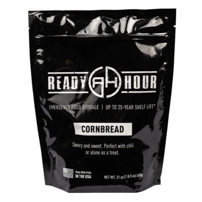 Cornbread Emergency Survival Food Pouches Meal 25 Year Shelf Life 12 ...