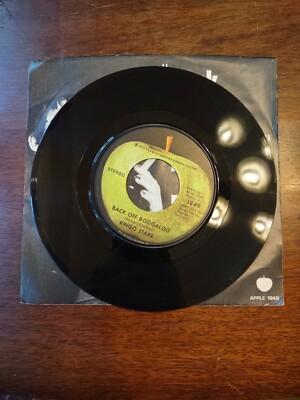 Ringo Starr - Back OFf Boogaloo / Blindman - 1972 45rpm 7" Vinyl ...