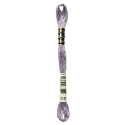 DMC 6-Strand Embroidery Cotton 8.7yd-Light Antique Violet 3042 - 12 ...