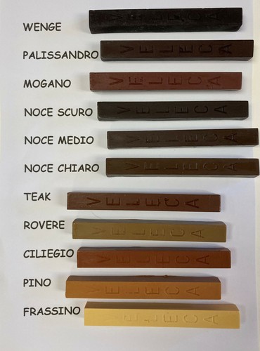 Bastoncino in cera colorata per restauro mobili, porte, oggetti in ...