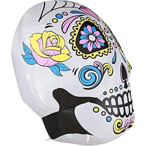 Holidayana Day of The Dead Sugar Skull Halloween Inflatable 6FT NEW | eBay