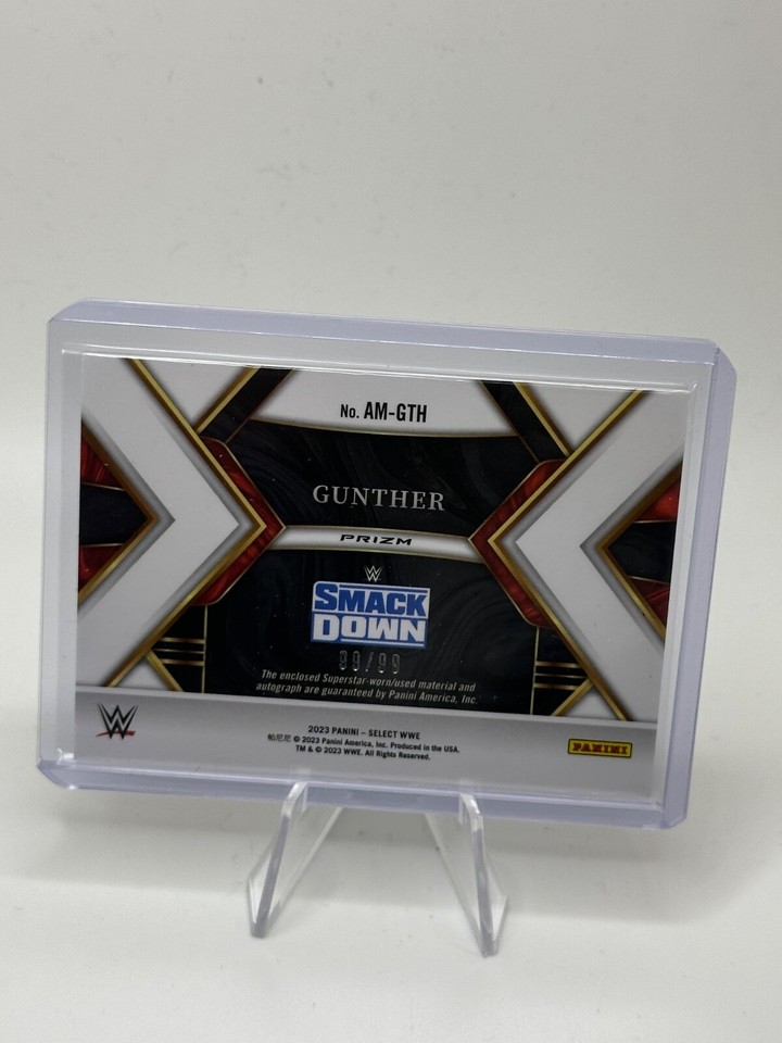 2023 WWE - Select - Patch Auto - Silver /99 - #13 Gunther | eBay
