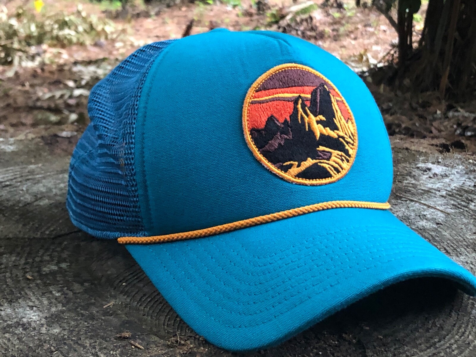 Patagonia "Heritage Fitz Roy" Master Chief Hat - Tobago Blue - Spring ...