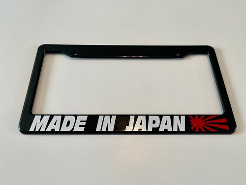 MADE IN JAPAN LICENSE PLATE FRAME JDM LOW CAMBER FLUSH TYPE R FUNNY CAR ...