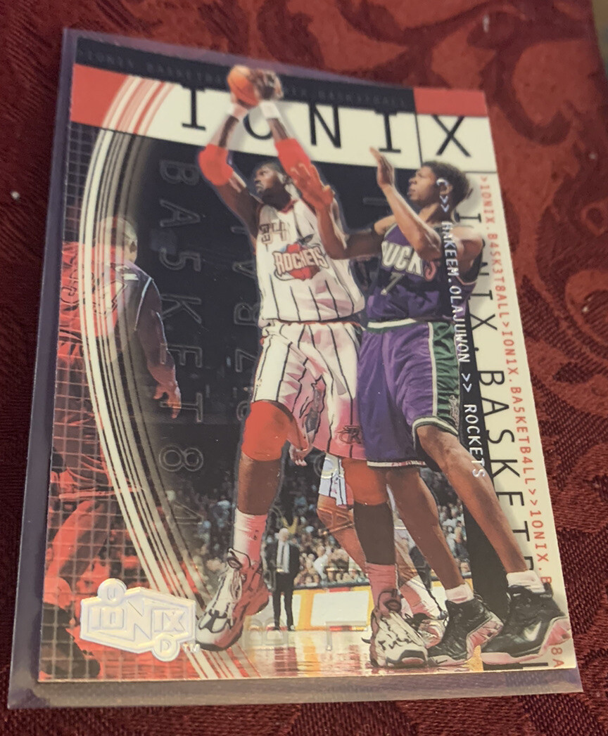 Hakeem Olajuwon 1999-00 Upper Deck IONIX Basketball #20, Rockets NBA ...