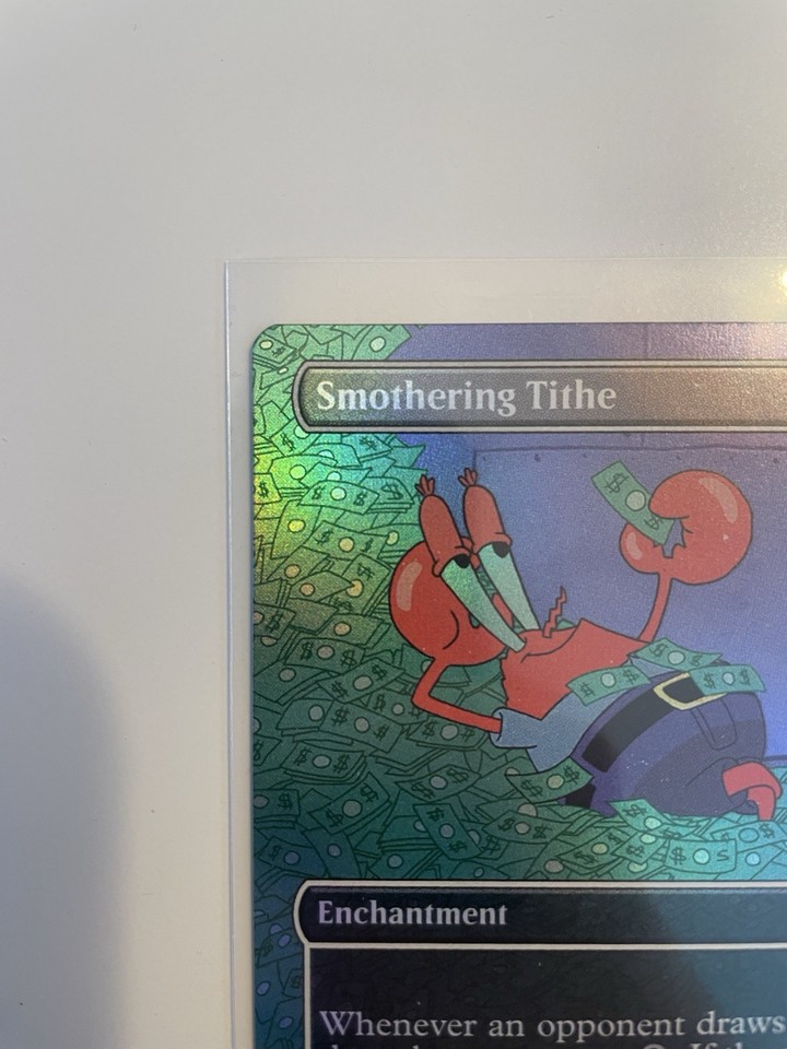 Magic The Gathering - Smothering Tithe - SpongeBob Secret Lair - Mr ...