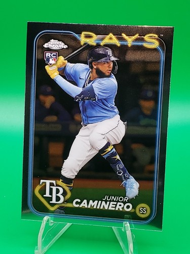 2024 Topps Chrome #213 Junior Caminero RC Tampa Bay Rays | eBay