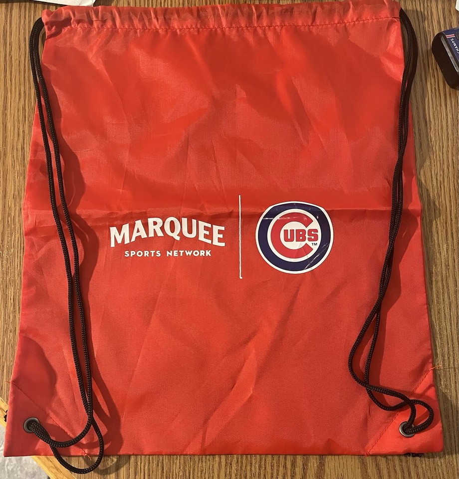 Chicago Cubs 2023 Cubs Convention Marquee Sports Network Drawstring Bag ...