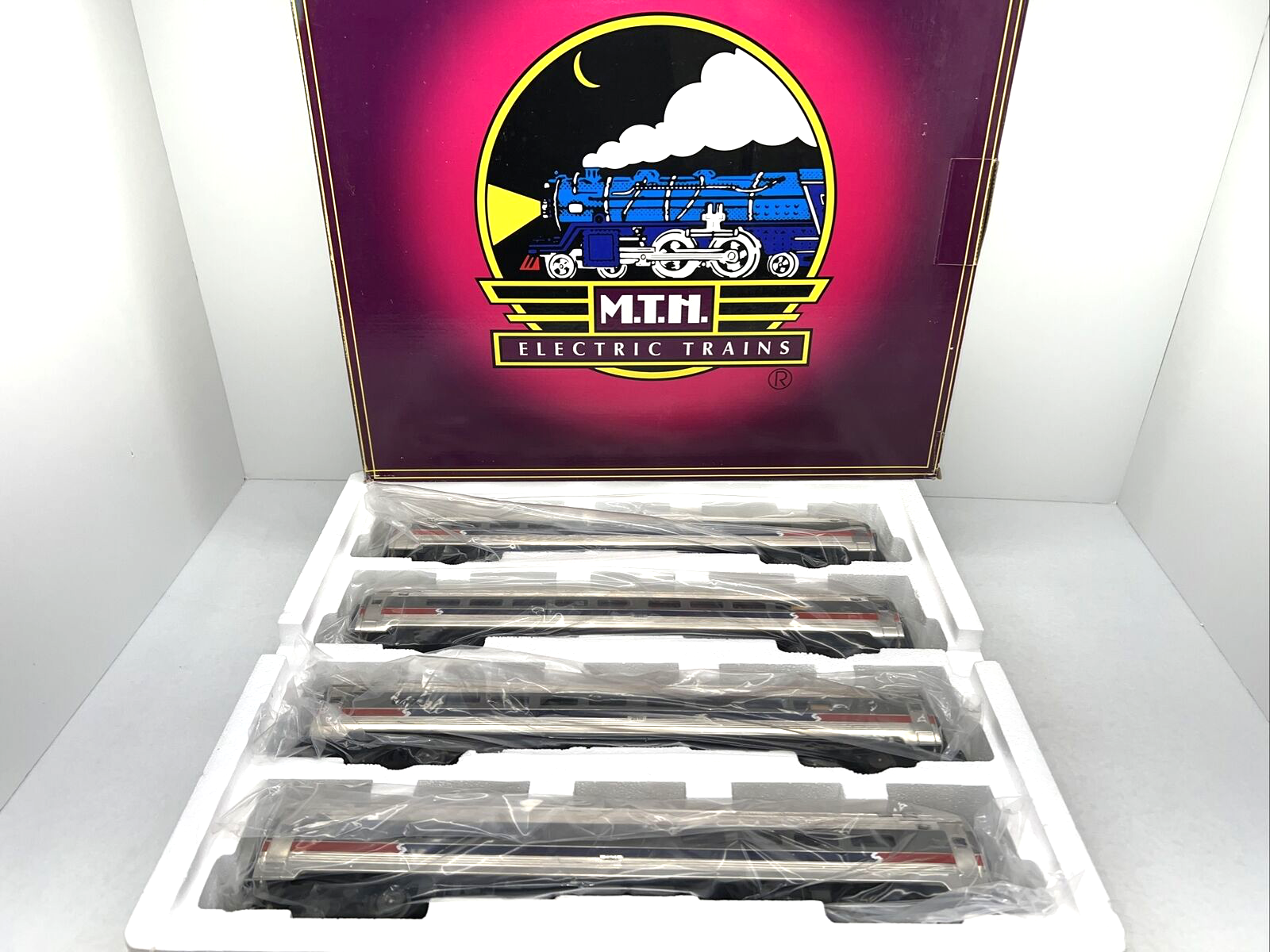 MTH 20-65139 O Septa Premier Amfleet Passenger Car Set (Set of 4) LN ...