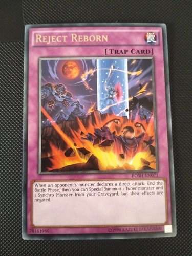 Reject Reborn 1996 Yu-Gi-Oh Card BOSH-EN071 | eBay