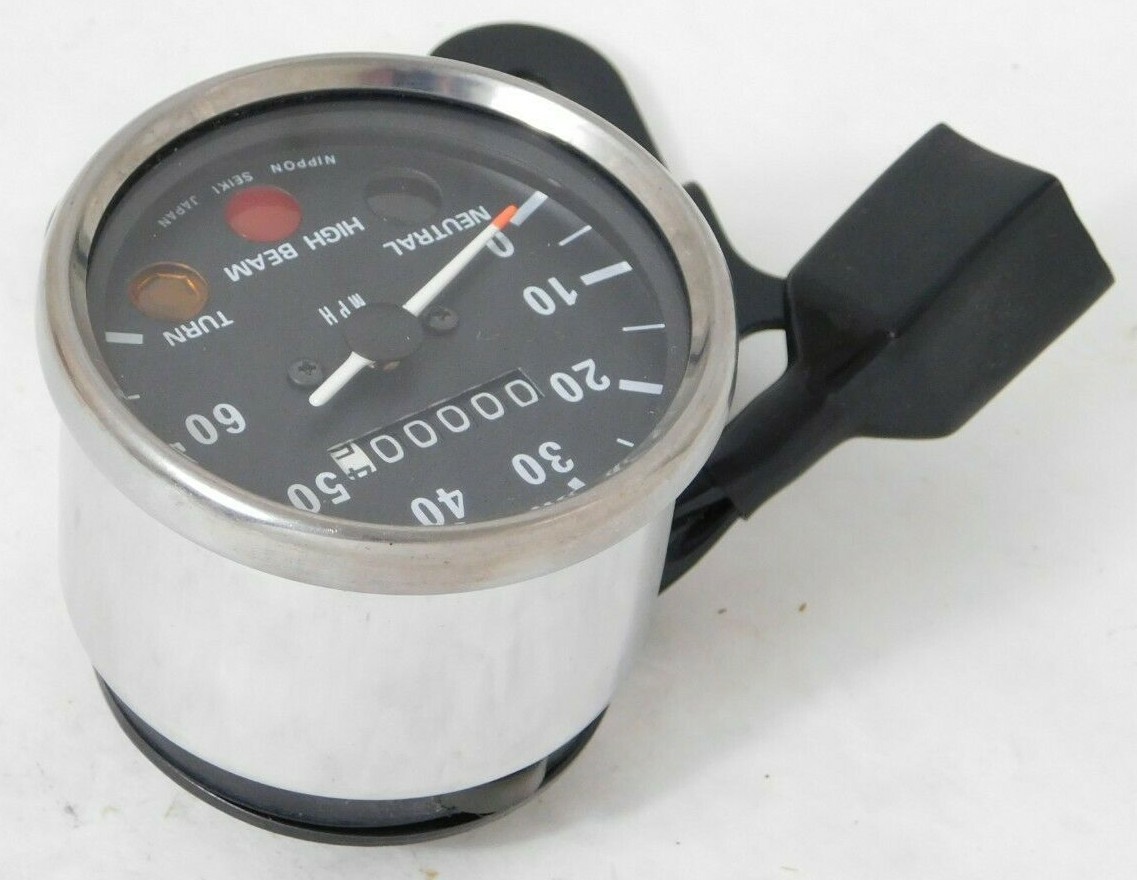 1 NOS 1976-1981 Kawasaki KM100 KM 100 Speedo Speedometer Assembly OEM ...