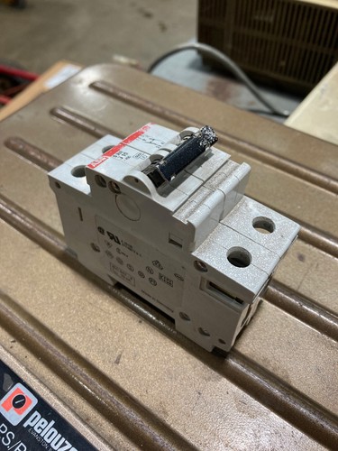 ABB S 272 k 25 A CIRCUIT BREAKER, 4 AMP 2-POLE, 277/480 VAC VDE 0660 ...