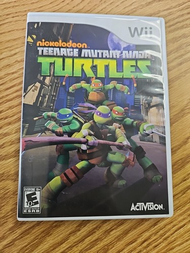 Nickelodeon Teenage Mutant Ninja Turtles Nintendo Wii Game. No Manual ...