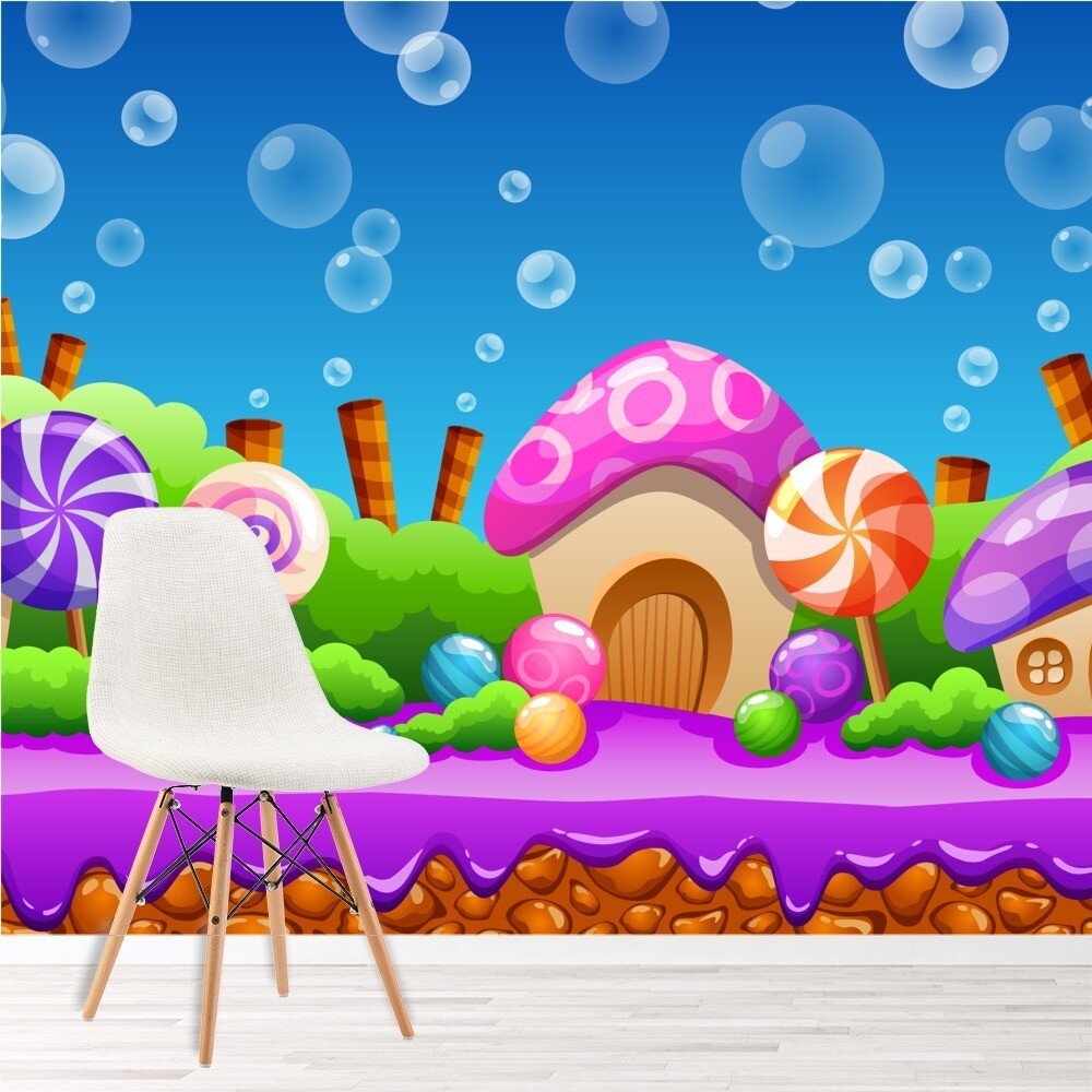 Candyland Wallpaper Border