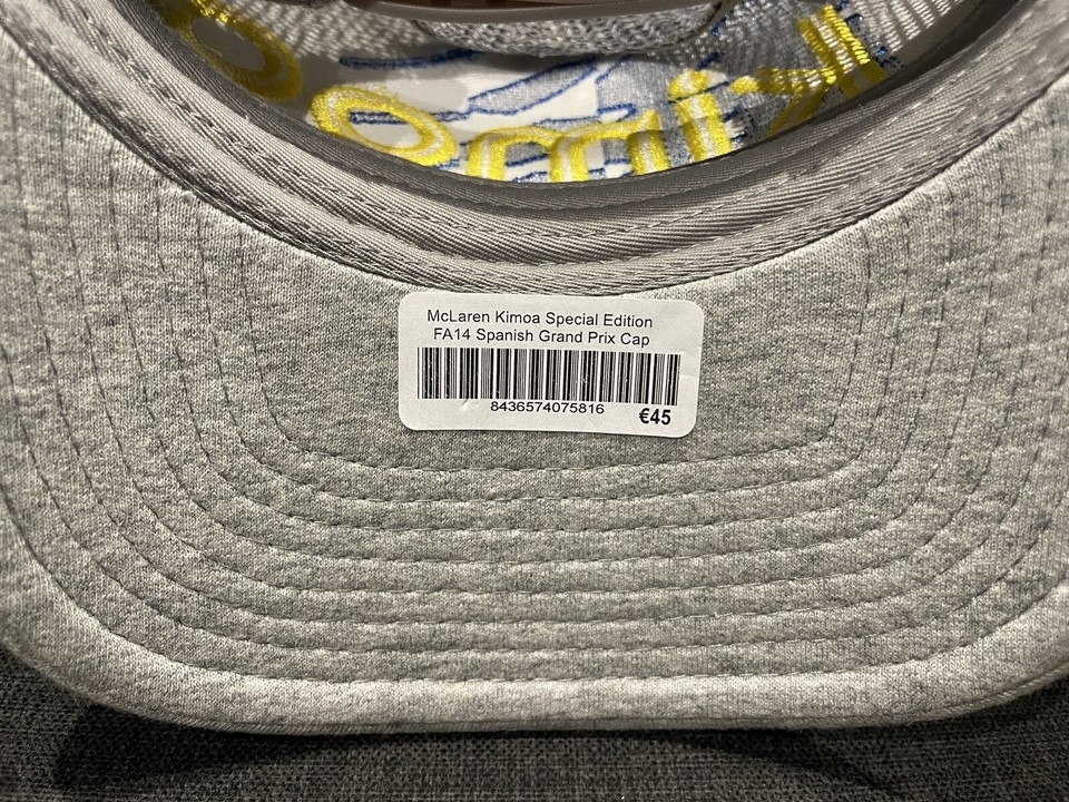 Fernando Alonso Kimoa McLaren F1 Spanish Grand Prix Trucker Hat *Very ...