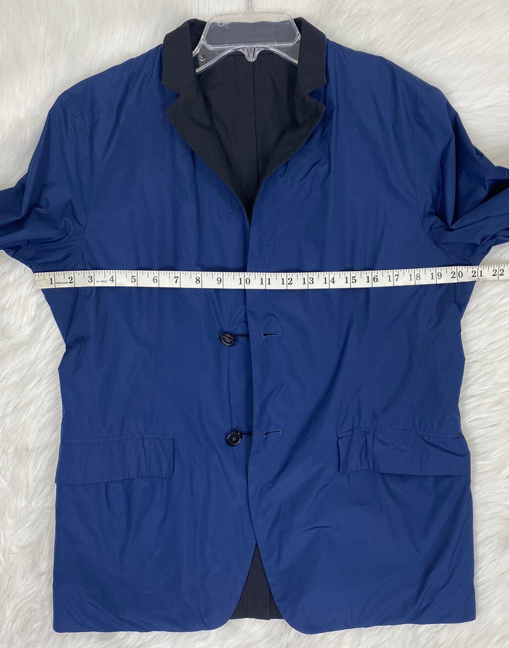 Jil Sander Double-Faced Waterproof & Cotton Blazer Jacket Sz 48 / S-M ...