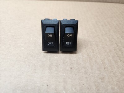 (2) SIGMA SNAP-IN ROCKER AUTO RV ON/OFF BLACK SWITCH 20A 15A 14V 12V ...