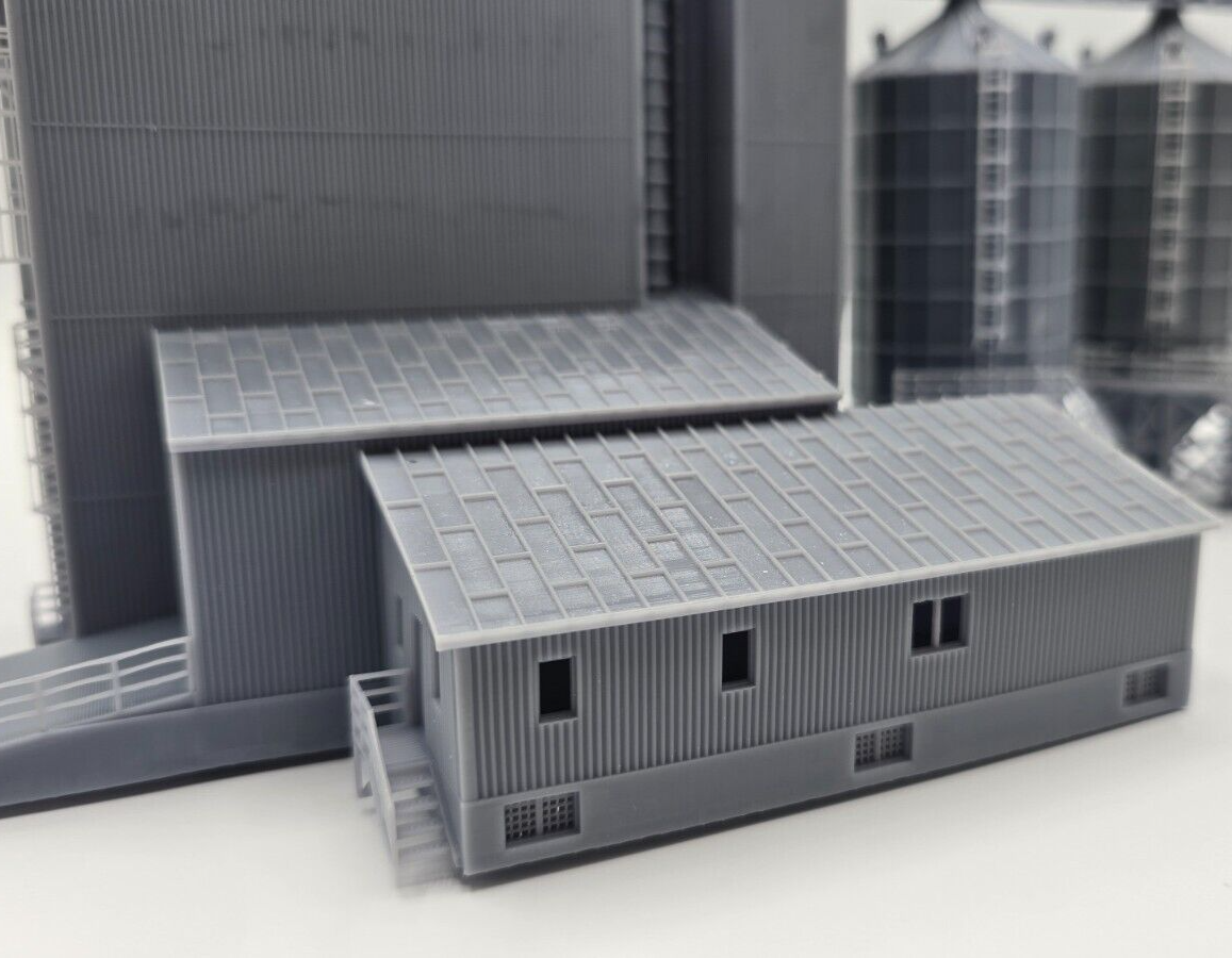 N Scale Grain Elevator 1:160 | eBay