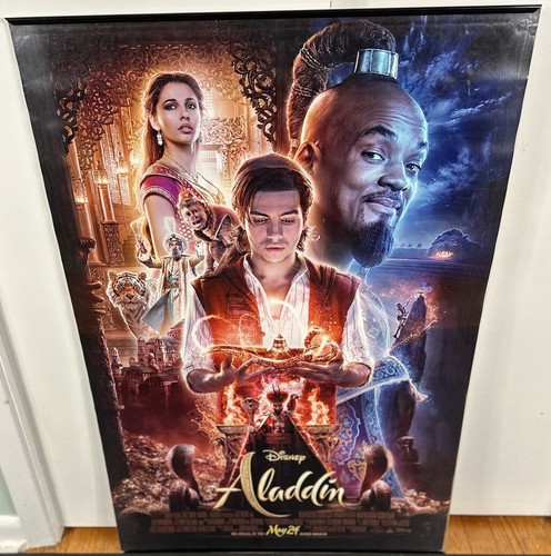 Aladdin 2019 Disney Double Sided Original Movie Poster 27” x 40” Rolled ...