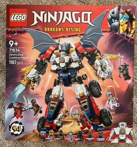 LEGO Ninjago Zane's Ultra Combiner Mech 71834 Toy Building Kit 1187 pcs ...