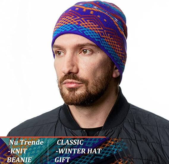 Native American Indian Navajo Print Knit Beanie Hat-173 | eBay