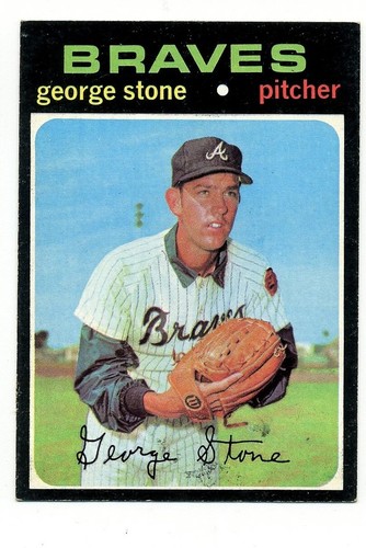 1971 TOPPS ATLANTA BRAVES GEORGE STONE #507 NM | eBay