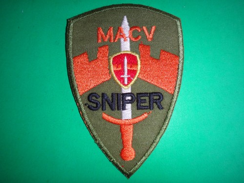 US Army 5th Special Forces Group MACV SNIPER Team Patch From Vietnam ...