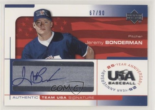 2004 Upper Deck USA Baseball 25-Year Anniversary - Signatures Jeremy ...