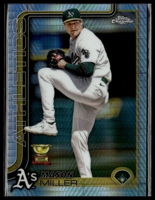 2025 Topps Chrome Baseball #142 Mason Miller Prism Refractors | eBay