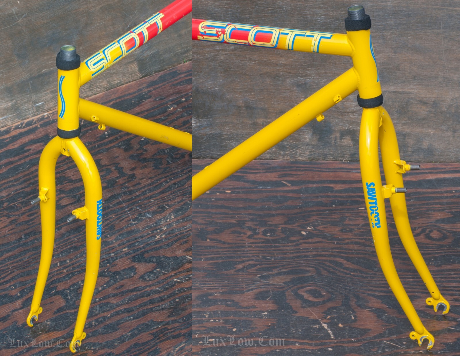 Vintage Scott Sawtooth Old School Mountain Bike FRAME FORK Shimano ...