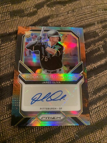 2021 PRIZM BASEBALL JARED OLIVA ROOKIE AUTO #01/50 ~ PITTSBURGH PIRATES ...