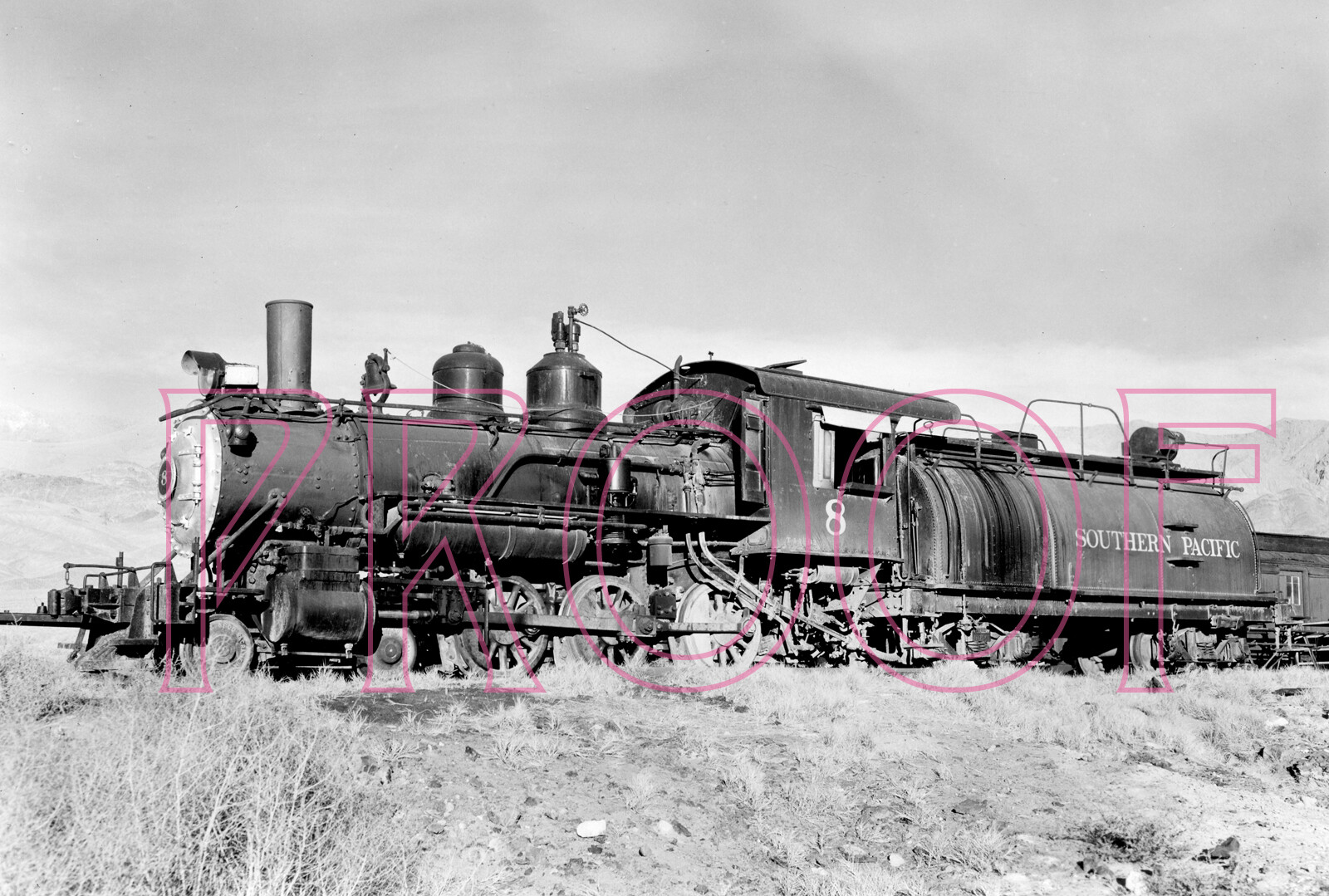 Southern Pacific Narrow Gauge Engine 8 at Keeler - 8x10 Photo | eBay