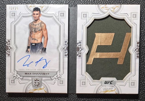 2024 Topps Royalty UFC * MAX HOLLOWAY JUMBO RELIC AUTO BOOK /25 | eBay