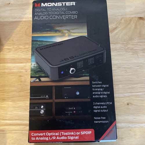 Monster Digital to Analog / Analog to Digital Combo Audio Converter ...