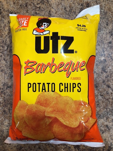 Utz Potato BBQ Chips Family Size 9.5 Oz Case of 10 for sale online | eBay