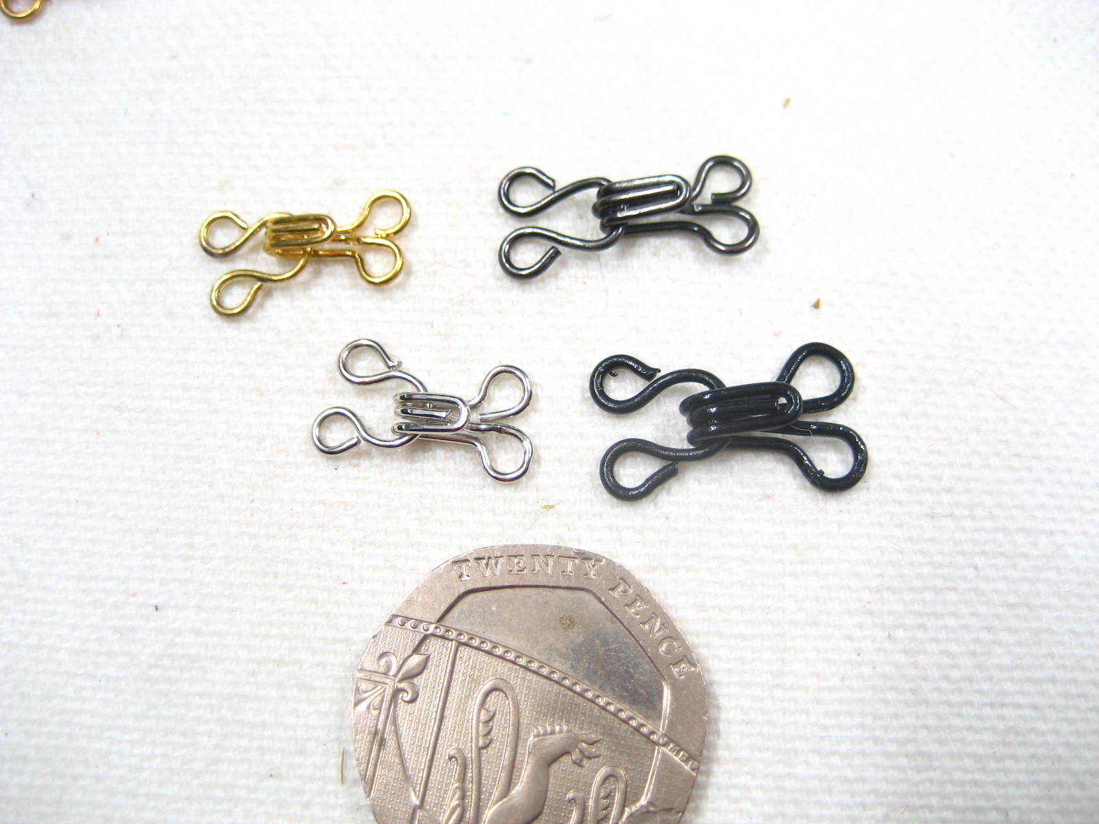 20sets Hook and Eye Fasteners skirt dress Bra Sew On dress fasteners ...