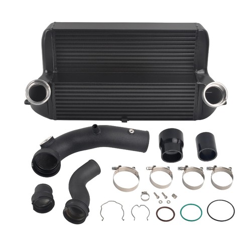 Black Intercooler Charge Boost Pipe Turbo Kit For BMW X5 F15 35i 35iX ...