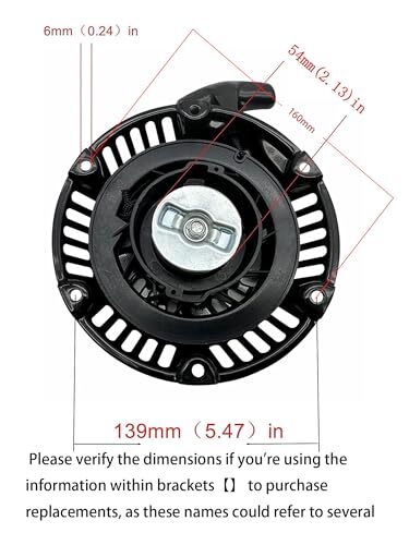 590607 797276 Pull Start for Briggs and Stratton 【208cc】 Horizontal ...