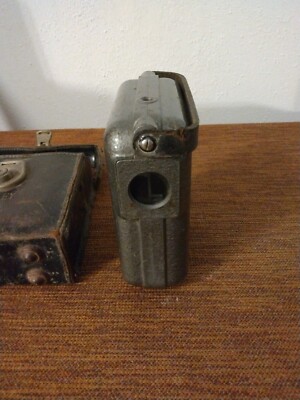 Vintage Gray Metal Cowley Automatic Level & Leather Case Engineering ...