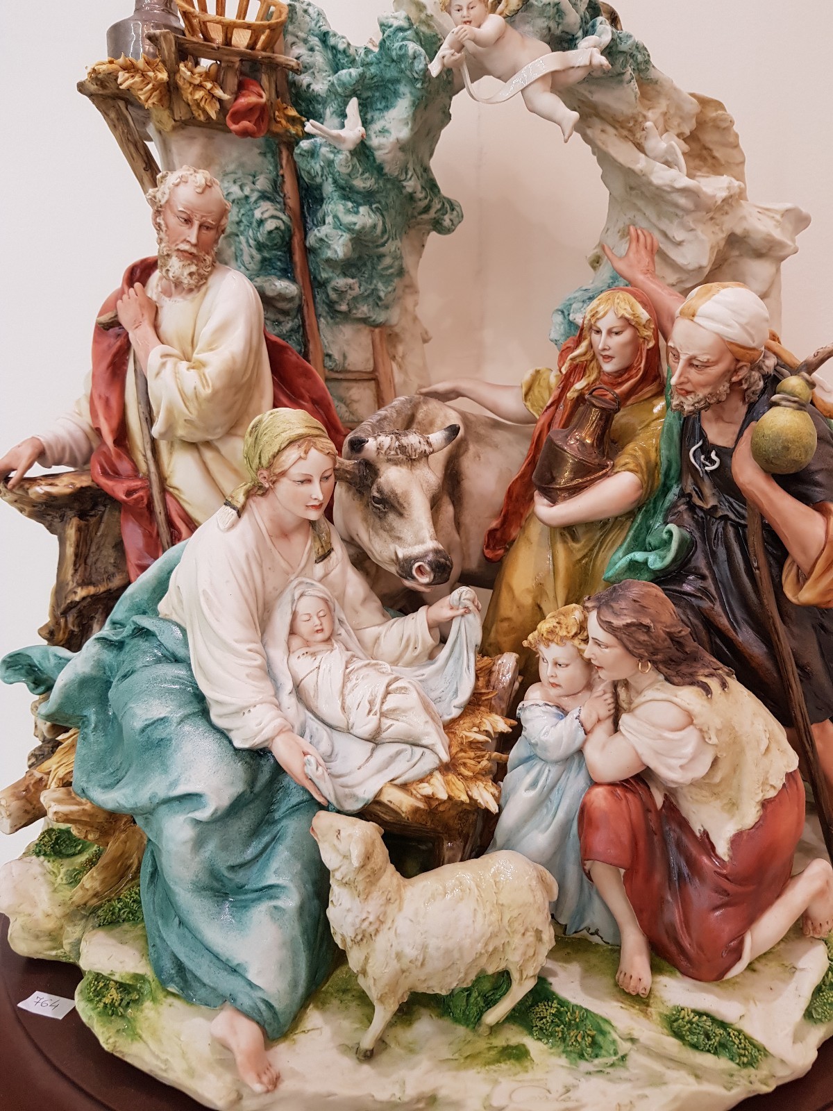 Porcelain Capodimonte. Nativity Group, Nativity Scene, Holy Family ...