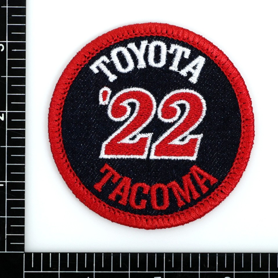 2022 Toyota Tacoma Embroidered Patch Black/Red Iron-On Sew-On Jacket ...