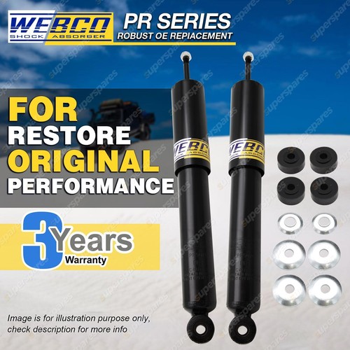 Pair Rear Webco Pro Shock Absorbers for MITSUBISHI PAJERO NM NP NS NT ...