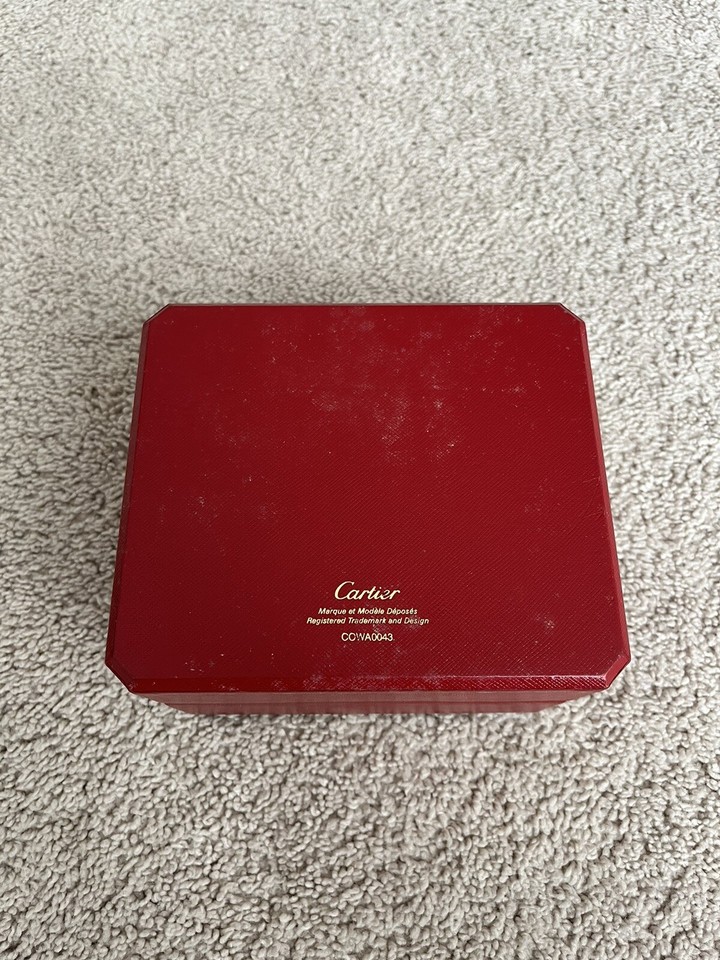 Red Cartier Watch Box Authentic Pre-owned without outer box | eBay