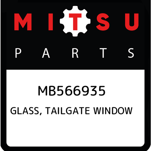 MB566935 Mitsubishi Glass, tailgate window MB566935, New Genuine OEM ...