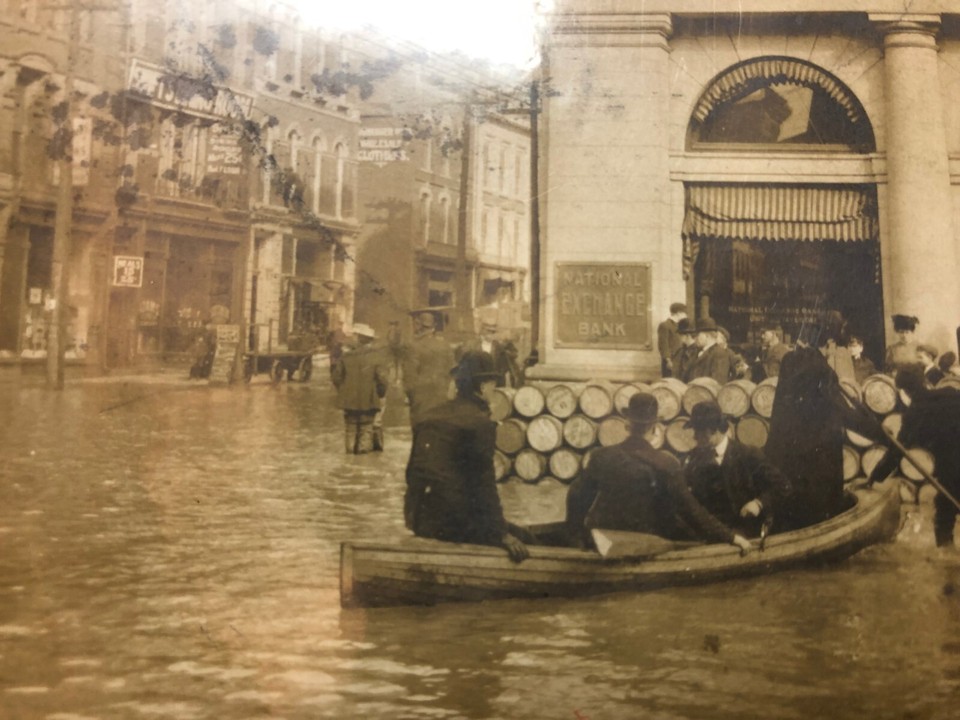 Vintage Real Photo Postcard 1907 Wheeling West Virginia Main Street ...