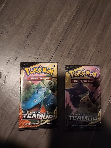 Pokemon Team Up Booster Pack 2 Packs | eBay